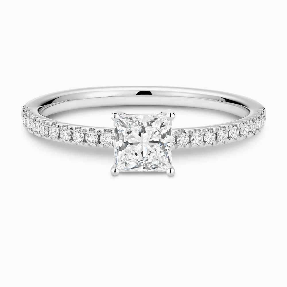 Patricia's Diamond Engagement Ring with Hidden Diamond – Ecksand