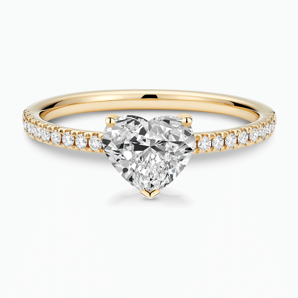 Diamond Engagement Ring with Hidden Diamond | Ecksand
