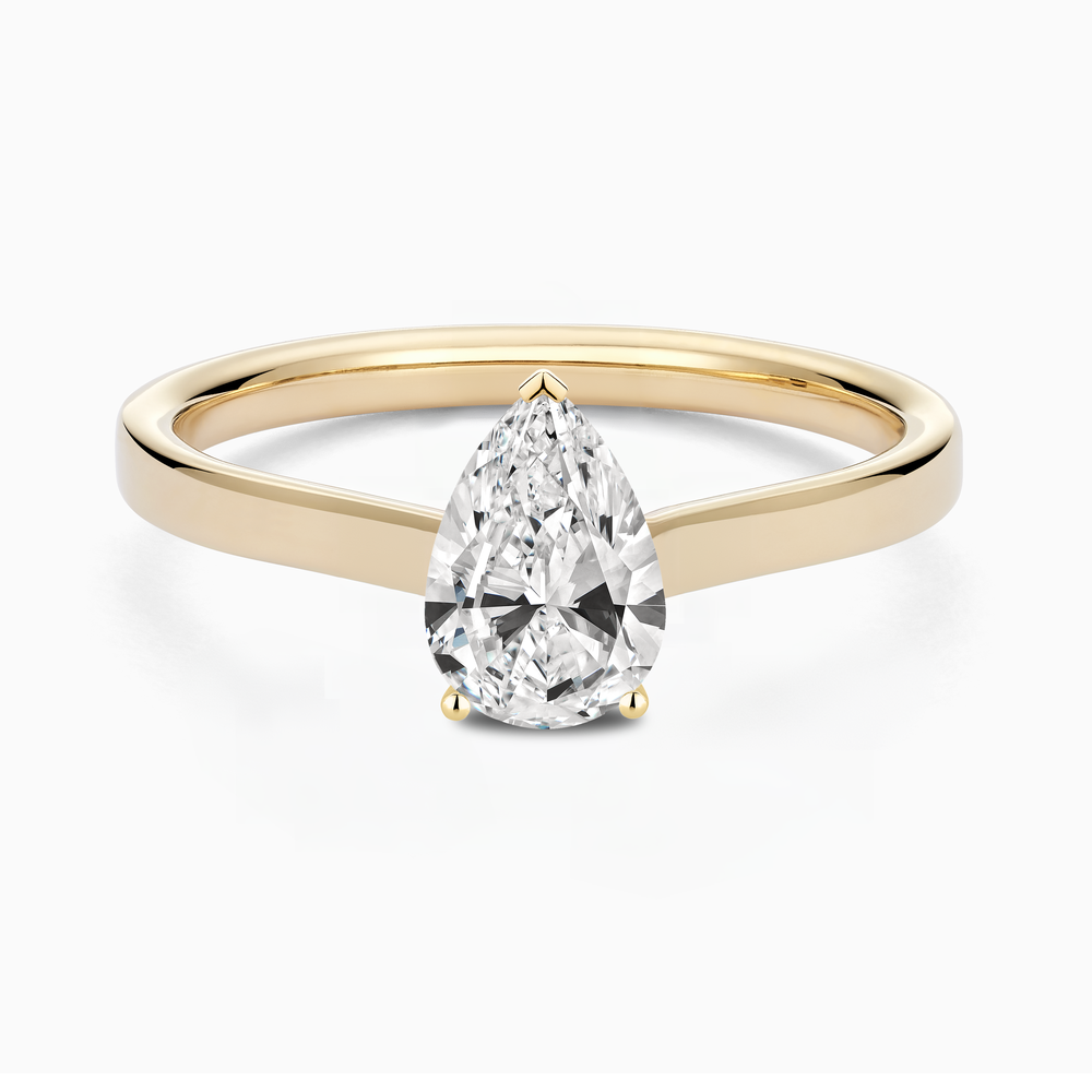 Hidden Diamond Halo Engagement Ring – Ecksand