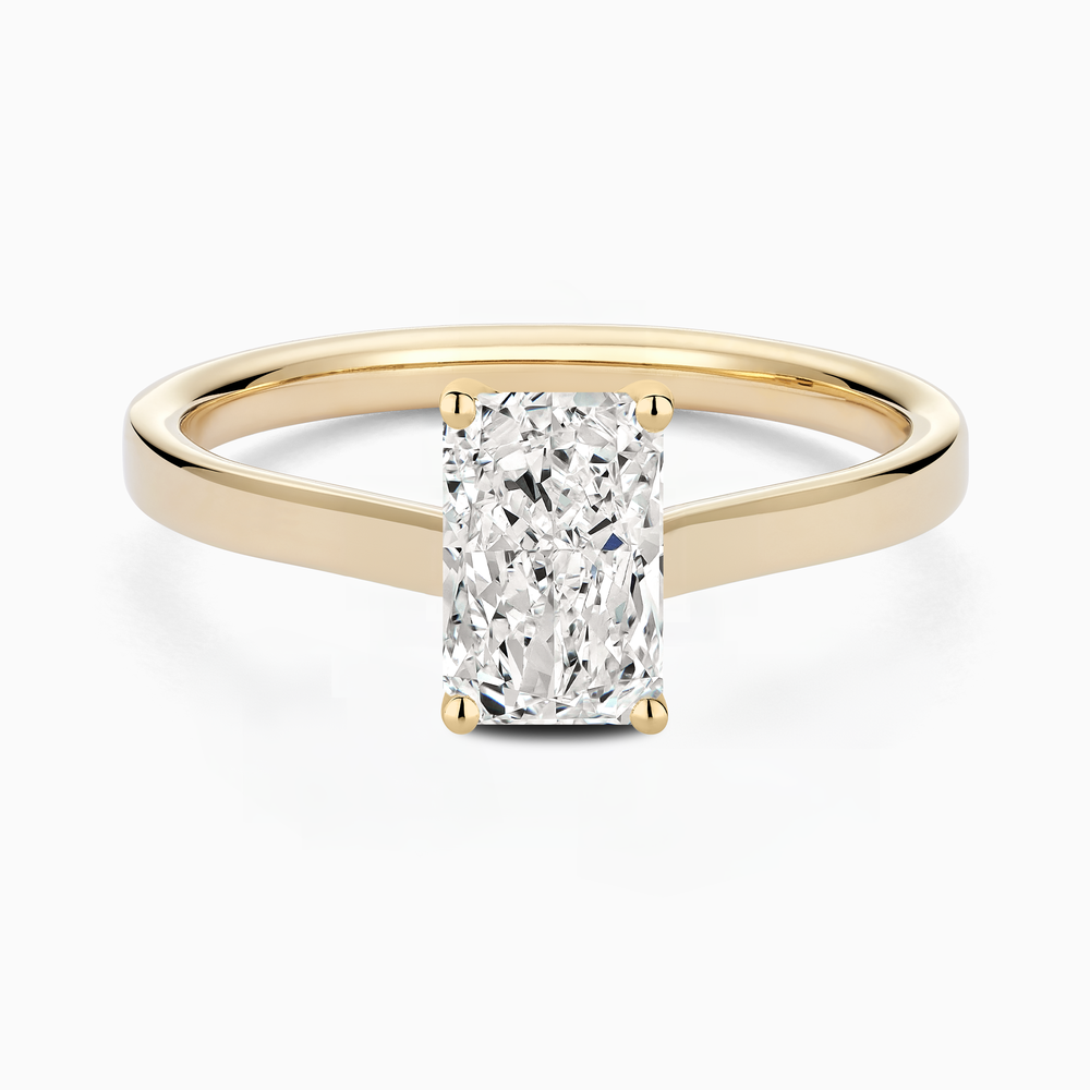 Hidden Diamond Halo Engagement Ring – Ecksand